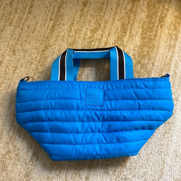 THINK ROYLN | Bags | Think Royln Mini Cooler Beach Bag Blue | Poshmark